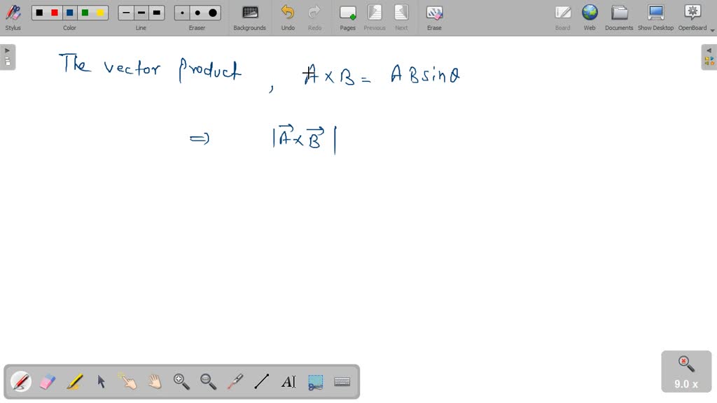⏩SOLVED:Given, θis the angle between 𝐀 and 𝐁 . Then, |𝐀 ×𝐁| is equal… | Numerade