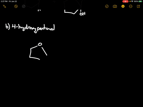 SOLVED:4-Hydroxy- and 5-hydroxyaldehydes exist primarily as cyclic ...