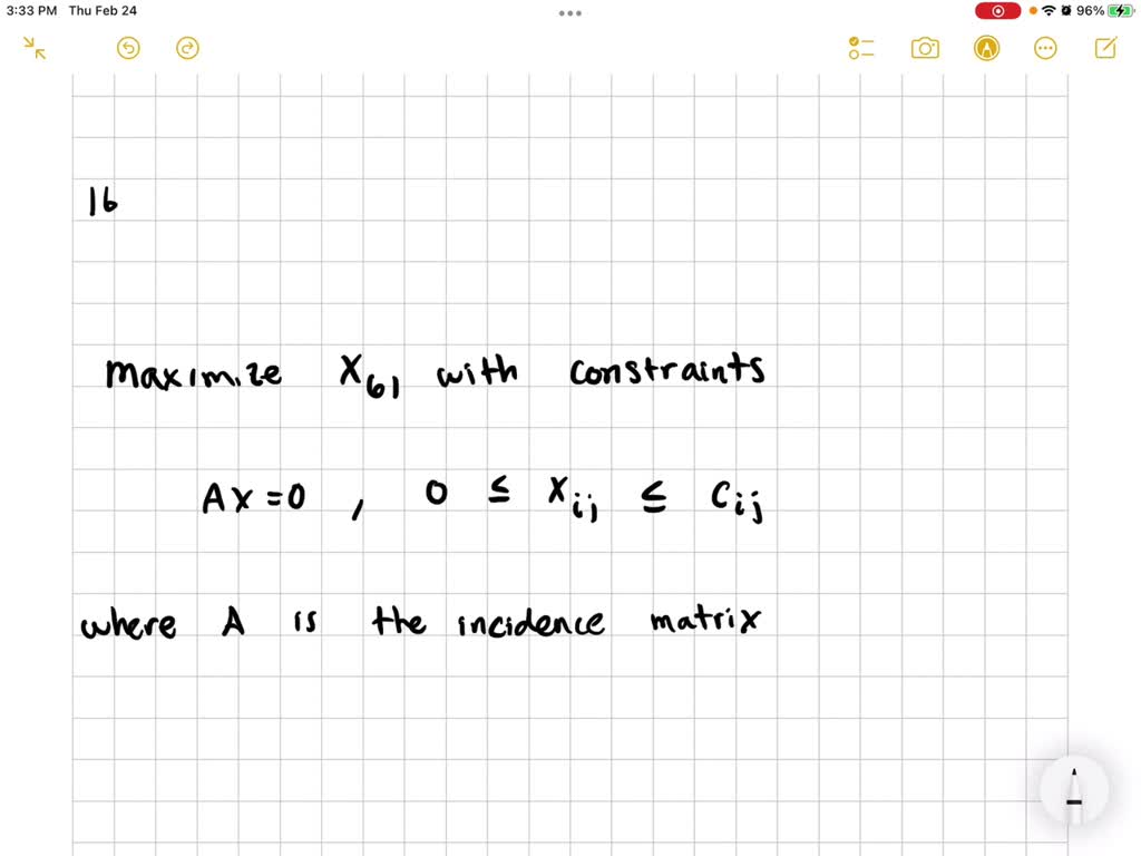 SOLVED:Consider the following generalization of the maximum flow ... SOLVED:Consider the following generalization of the maximum flow ...