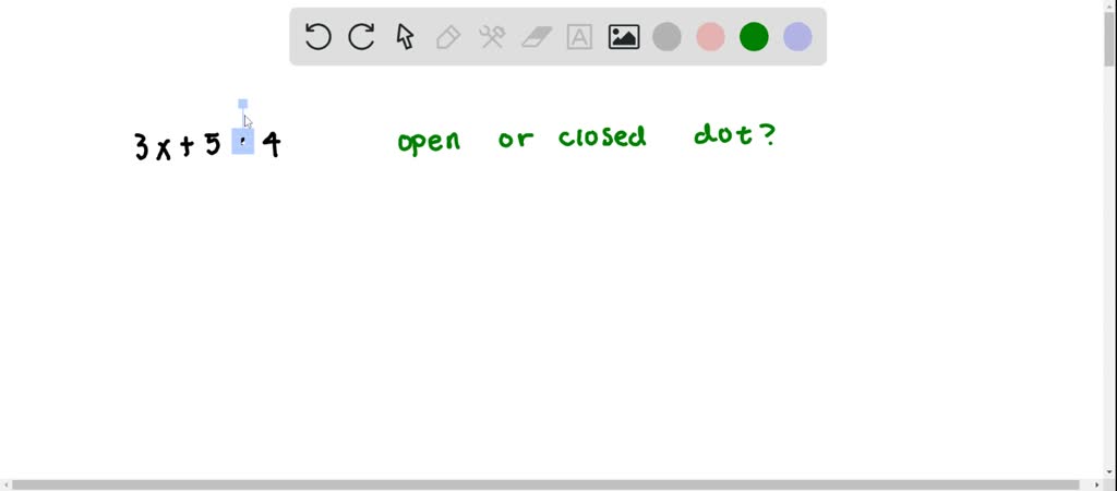 SOLVED Tell Whether You Should Use An Open Dot Or A Closed Dot On The 