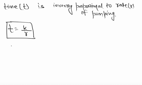 SOLVED:Work Rate. The time T required to do a job varies inversely as ...