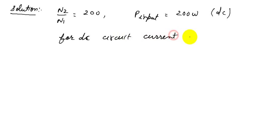 SOLVED:The primary of an ideal transformer having negligible losses has ... SOLVED:The primary of an ideal transformer having negligible losses has ...