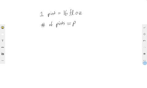 SOLVED:Use the following information. One pint of liquid is the same as ...