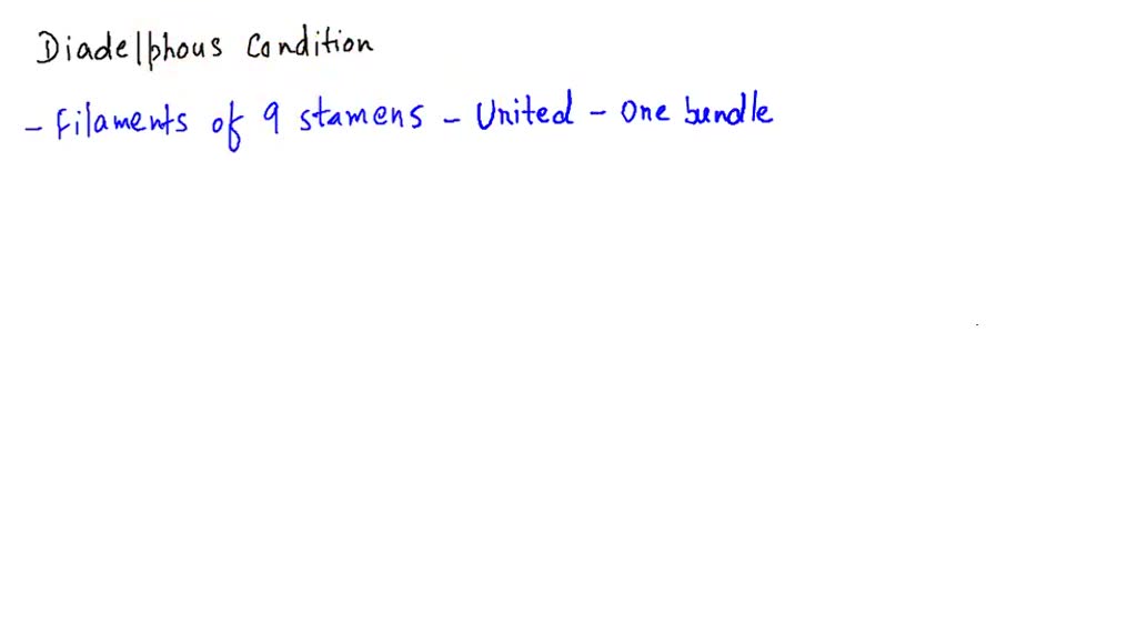 SOLVED: Diadelphous condition is seen in all except (a) Soyabean (b ...