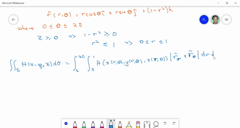 SOLVED:Integrate the given function over the given surface. Parabolic ...