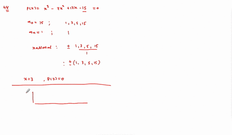 SOLVED:Factor the polynomial P(x)=x^3-5 x^2+3 x+7, using zeros that are ...