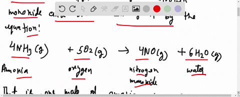 SOLVED:Write the equation for the oxidation of ammonia to nitrogen ...