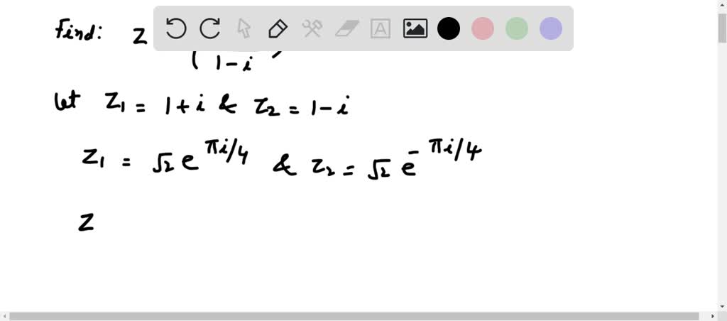 SOLVED:Find one or more values of each of the following complex expressions in the easiest way ...