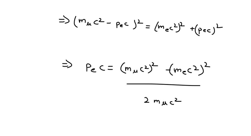 SOLVED:A muon decay is described by μ^- →e^-+νμ+ν̅e What is the maximum ...