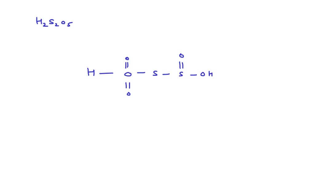 SOLVED:In disulphurous acid or pyrosulphurous acid, the oxidation ...