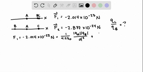 SOLVED:A particle moves in a field formed by two identical symmetrical ...