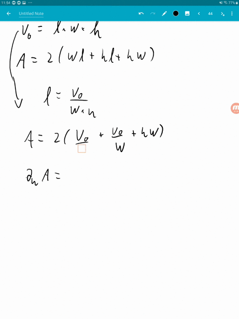 SOLVED:Determine the dimensions of a rectangular box, open at the top ... SOLVED:Determine the dimensions of a rectangular box, open at the top ...