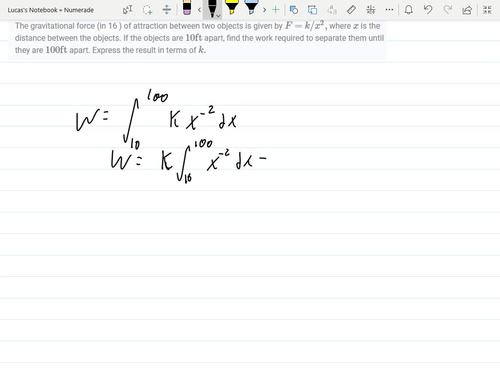 Solved The Gravitational Force In 16 Of Attraction Between Two