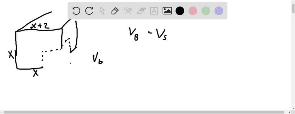 ⏩SOLVED:Find a polynomial for the volume of the solid shown below ...