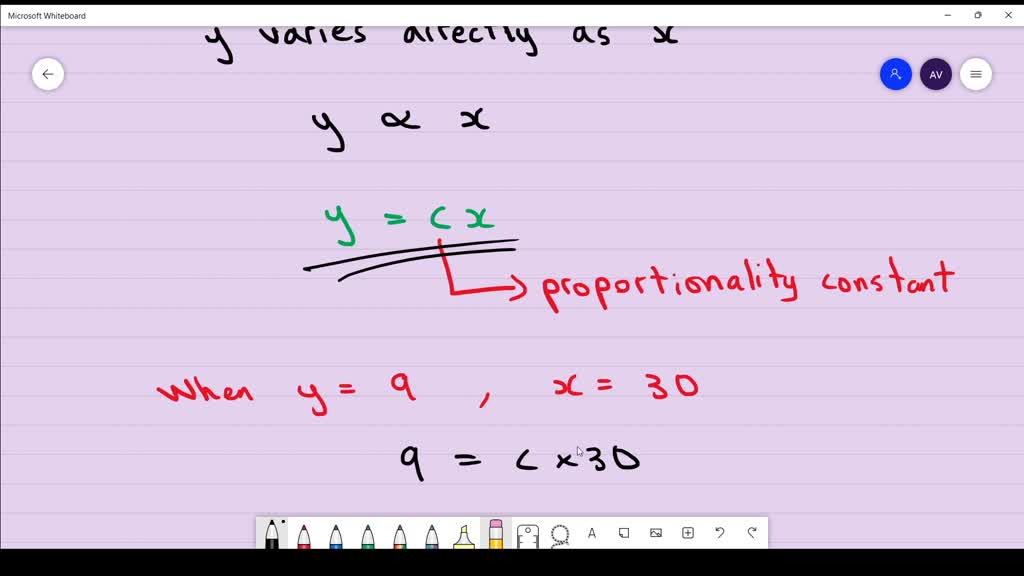 ⏩SOLVED:Solve each variation problem.If y varies directly as x, and… | Numerade