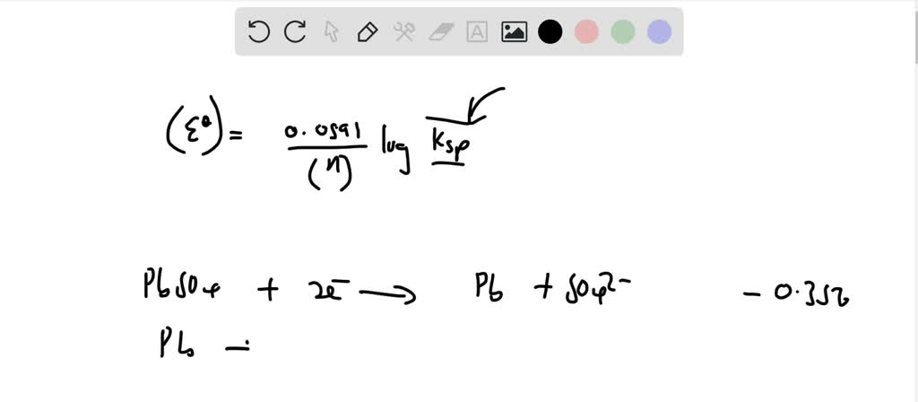 A student decides to measure the solubility of lead sulfate in water ...