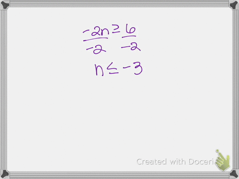 SOLVED:List five values that satisfy each inequality. Include negative ...
