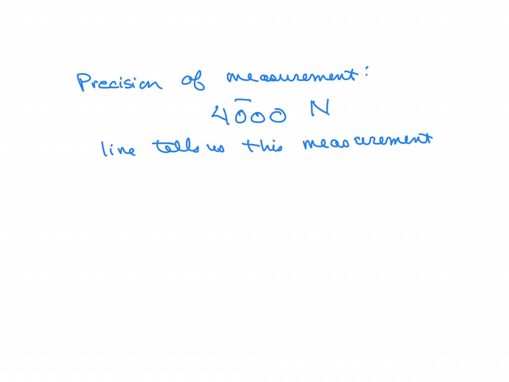⏩SOLVED:Determine the precision of each measurement. 4 0 00 N | Numerade