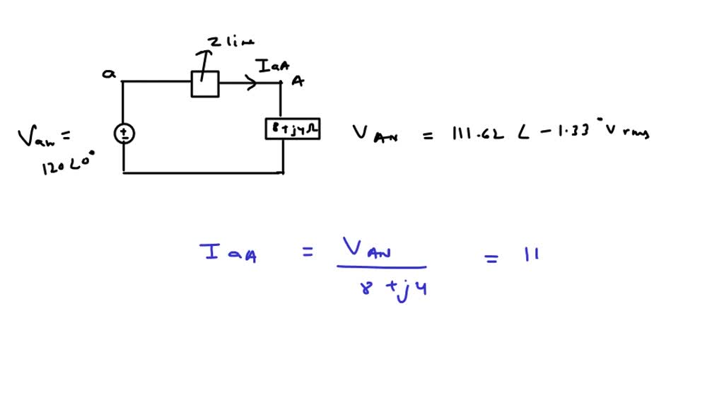 SOLVED:A positive-sequence balanced three-phase wye-connected source ...