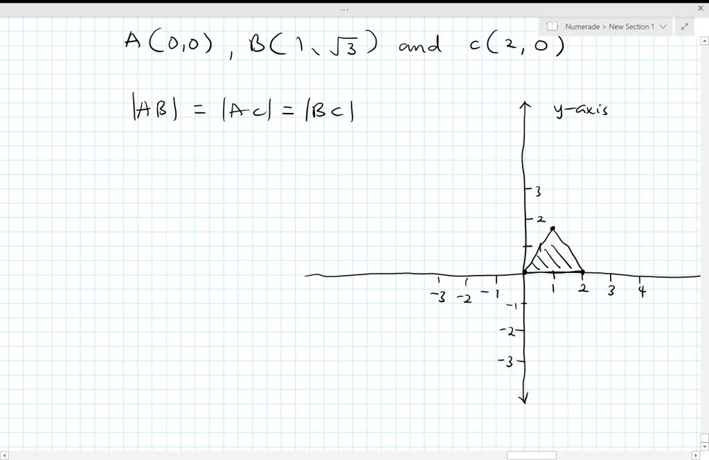 SOLVED:Show that the points (a, b, c)(b, c, a)(c, a, b) are the ...
