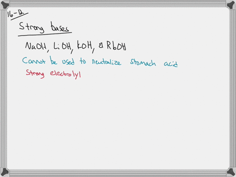 SOLVED:Explain the difference between strength and concentration of an ...