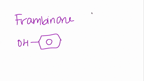 ⏩SOLVED:The compound frambinone has the taste of raspberries and has ...
