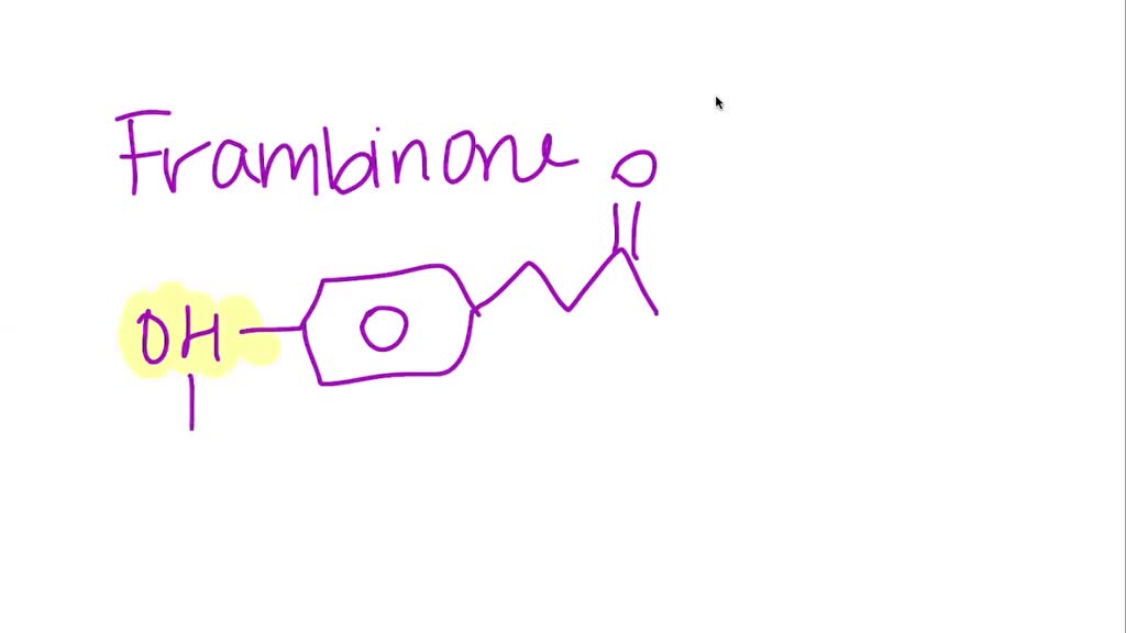 ⏩SOLVED:The compound frambinone has the taste of raspberries and has ...