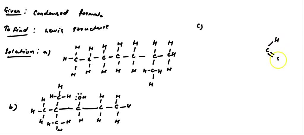 ⏩SOLVED:(a) Write possible Lewis structural formulas for (1) CH4 O ...