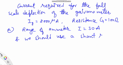 SOLVED:A galvanometer with a full-scale sensitivity of 2000 μA has a ...