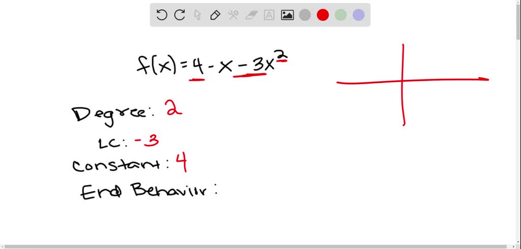 SOLVED:In Exercises 1-10, find the degree, the leading term, the ...