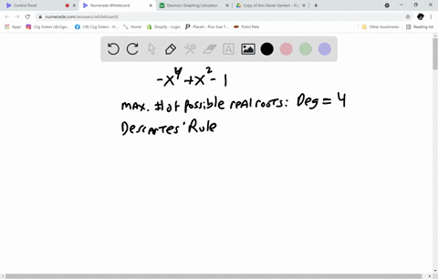 SOLVED:Determine the maximum number of real zeros that each polynomial function may have. Then ...