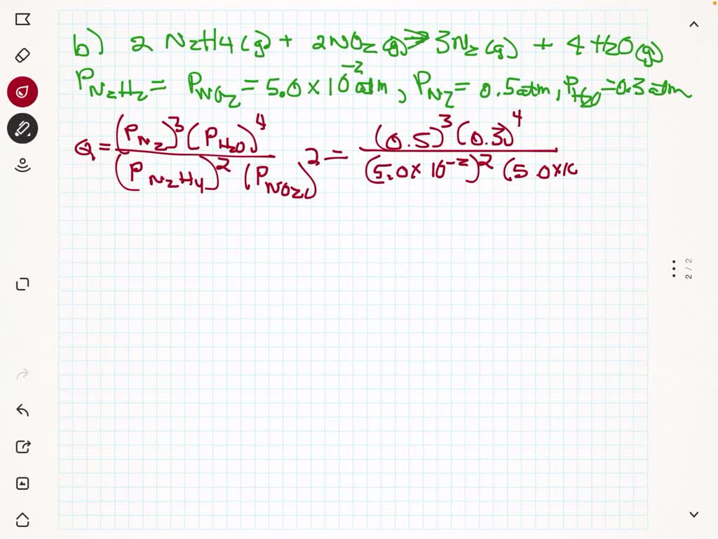 ⏩SOLVED:Using the data in Appendix C and given the pressures listed,… | Numerade