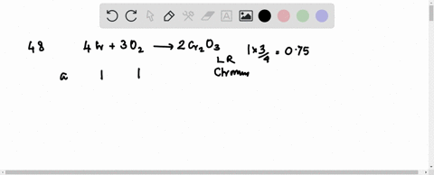 ⏩SOLVED:For the reaction shown, find the limiting reactant for each ...