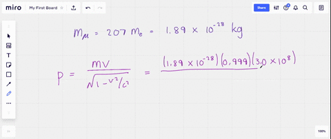 ⏩SOLVED:If a muon is traveling at 0.999 c, what are its momentum and ...