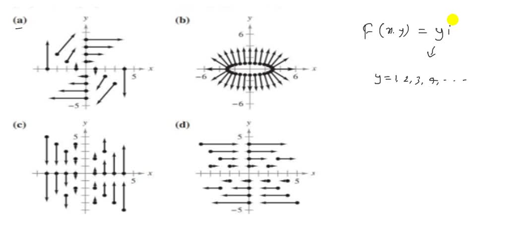 SOLVED: In Exercises 1-4, match the vector field with its graph. [The ...