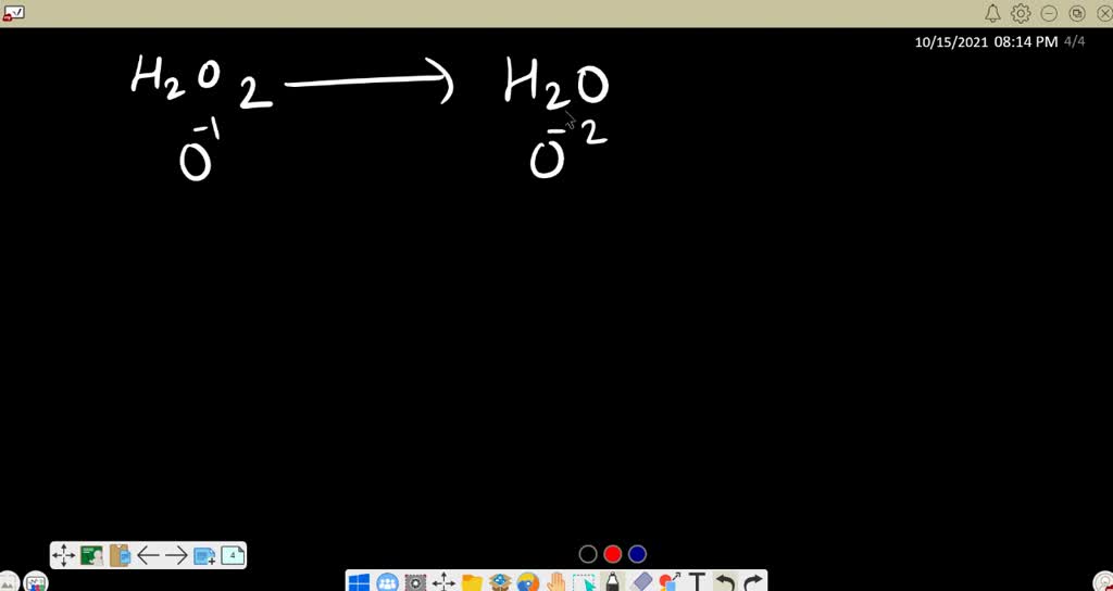 SOLVED:In which of the following reactions, hydrogen peroxide acts as ...