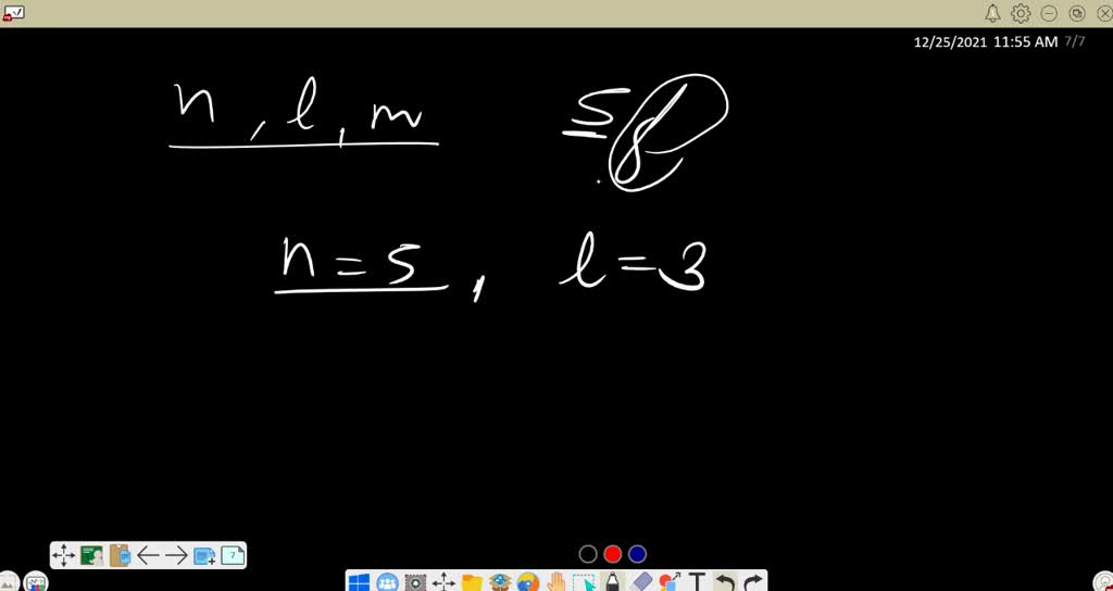SOLVED:What are the values of the n, l, and ml quantum numbers that ...