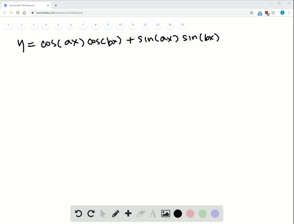 SOLVED:Group Activity Using only integer values of a and b between 1 and 9 inclusive, look at ...