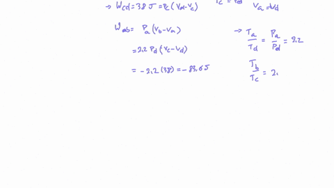 SOLVED: (III) Suppose a gas is taken clockwise around the rectangular ...