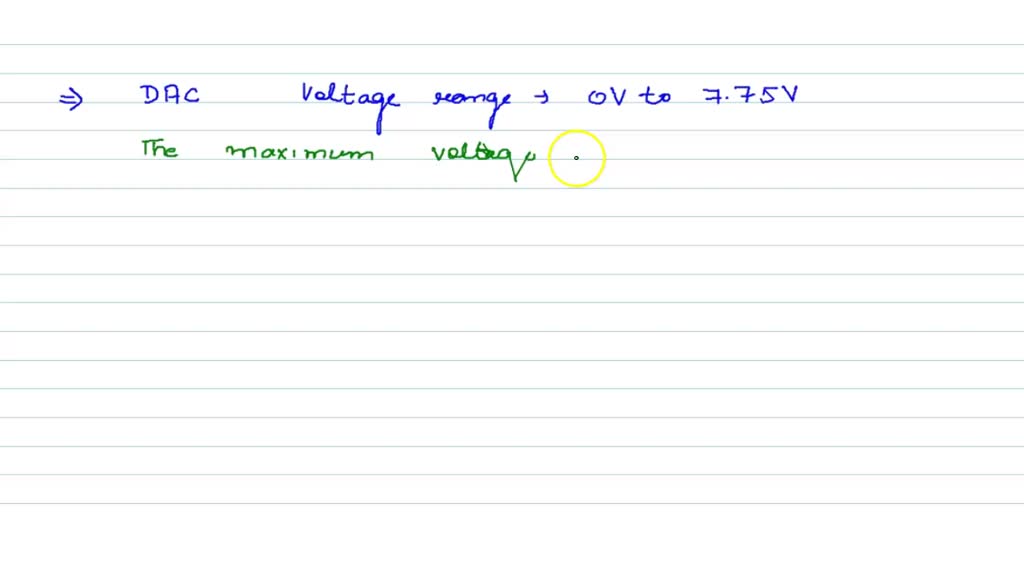 ⏩SOLVED:A 12-bit DAC has a full-scale output of 20.0 V. Determine… | Numerade