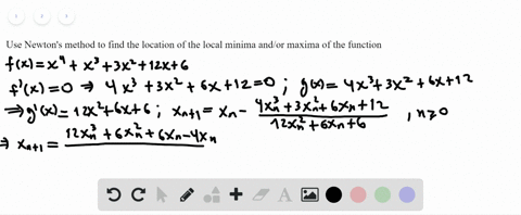 ⏩SOLVED:For the following exercises, use Newton’s method to find the ...