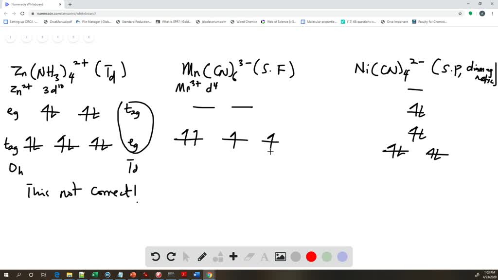 Which Of The Following Crystal Field Diagrams Is Corr SolvedLib