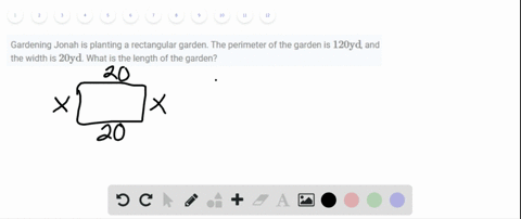 SOLVED:Gardening Jonah is planting a rectangular garden. The perimeter ...