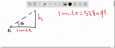 A rocket fired straight up is tracked by an observer on the ground 1 mi ...