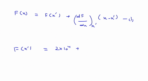 SOLVED:The force (F) -deflection (x) relationship of a nonlinear spring ...