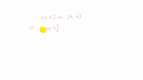 SOLVED:True or False A half-closed interval must have an endpoint of ...