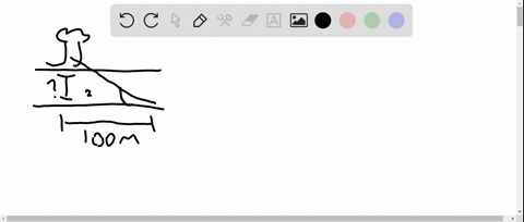 A surveyor measures the distance across a straight river by the ...