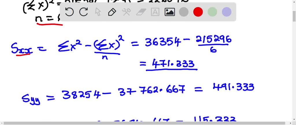 SOLVED: Compute and interpret the correlation coefficient for the following grades of 6 students ...