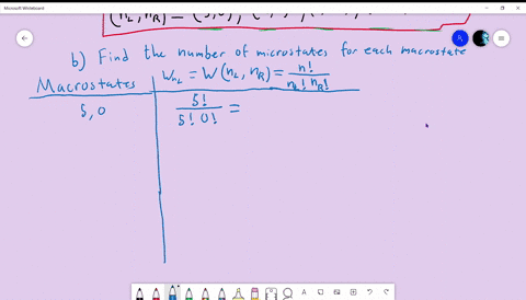 SOLVED:(a) Identify all of the macrostate distributions for five atoms ...