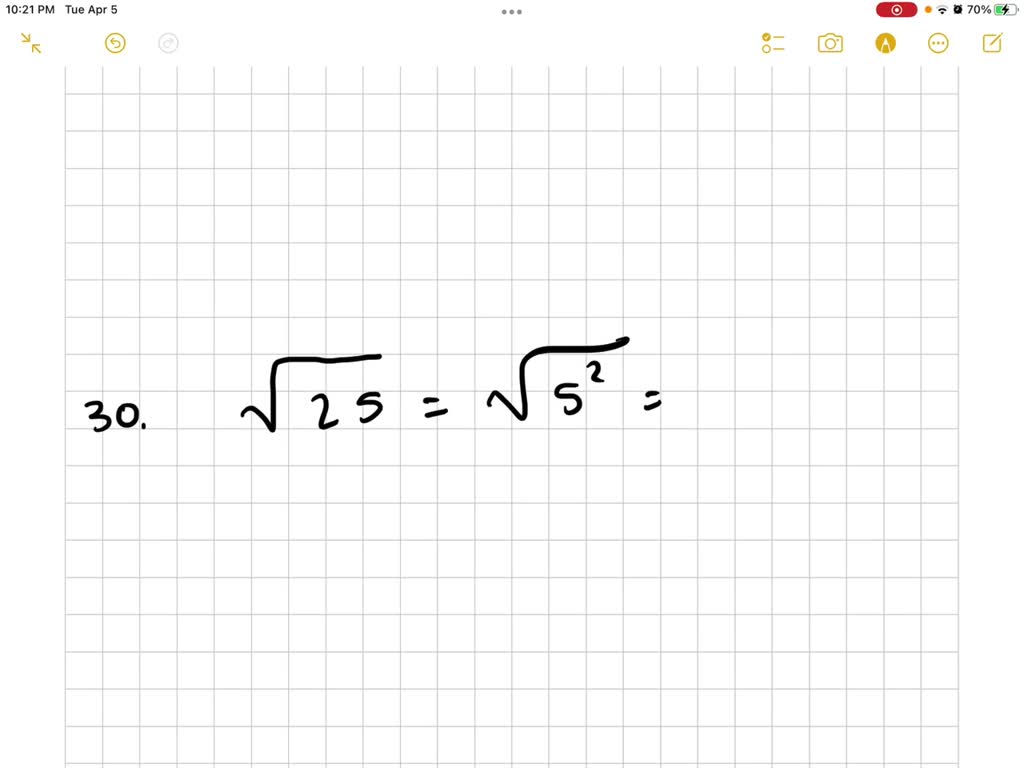 Simplify the square roots. √(169-144) | Numerade